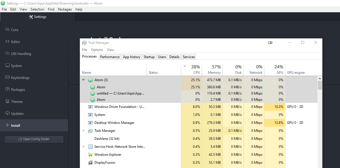 Implement Chromium Task Manager · Issue 4168 · Atomatom · Github