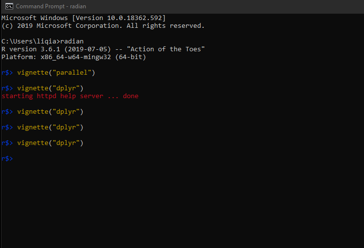 vignette() not working · Issue #139 · randy3k/radian · GitHub