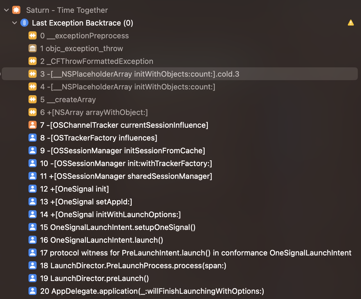 Bug Crash On `itwithlaunchoptions` · Issue 1310 · Onesignalonesignal Ios