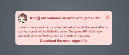KC3 API error · Issue #2336 · KC3Kai/KC3Kai · GitHub