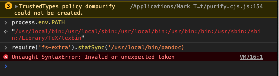 can not import html with pandoc installed · Issue #1392 · marktext/marktext · GitHub