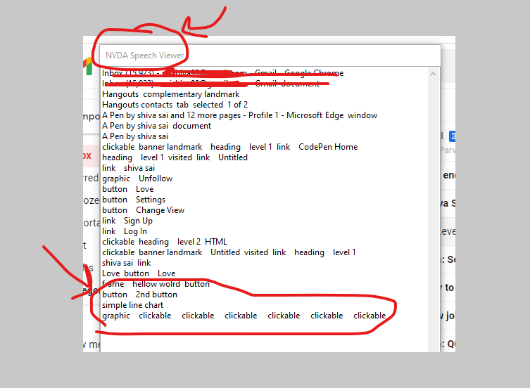 In Browse mode, NVDA announce irrelevant information 'Clickable' repeatedly · Issue #12090 ...