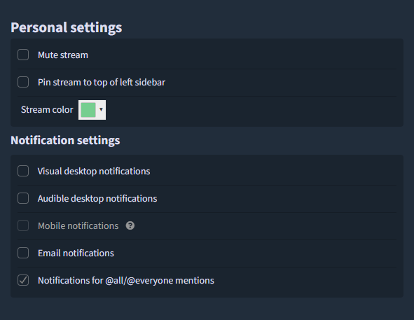Remove grey-box CSS class from stream settings · Issue #20222 · zulip/zulip · GitHub