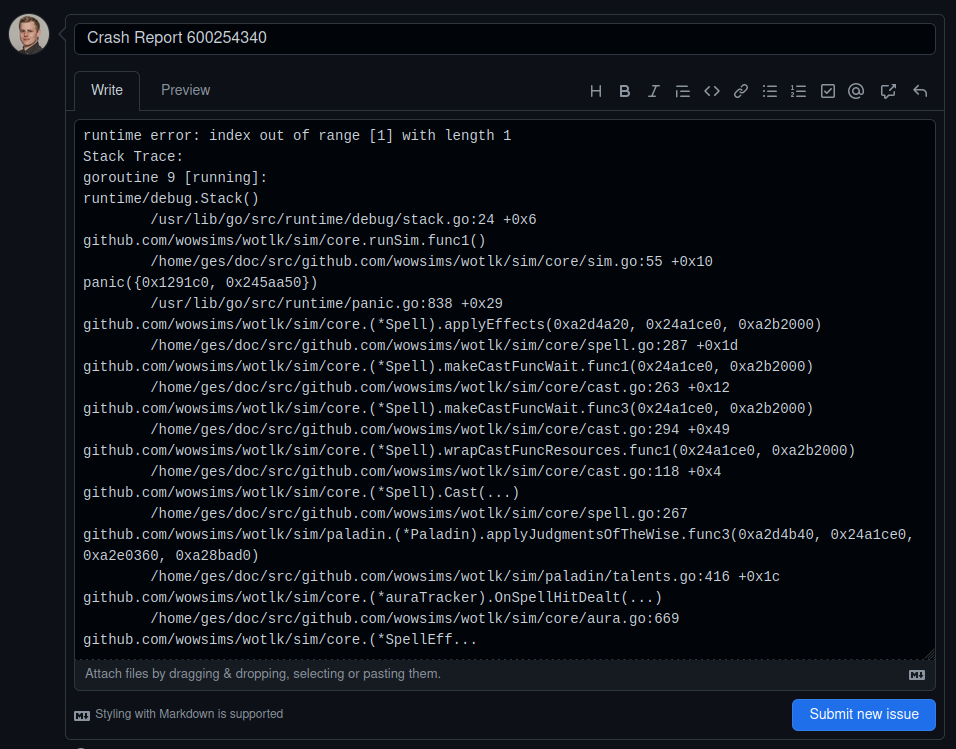 Truncate Issue Bodies On Long Urls By Kruhlmann · Pull Request 417 · Wowsimswotlk · Github