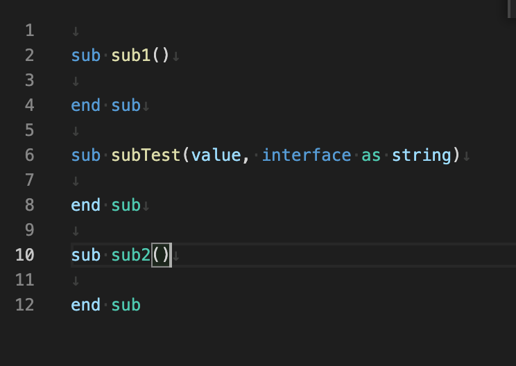 Syntax highlighting issue/bug · Issue #388 · rokucommunity/vscode-brightscript-language · GitHub