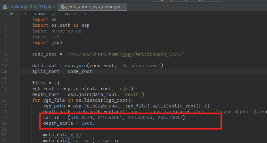bug report · Issue #12 · YvanYin/Metric3D · GitHub