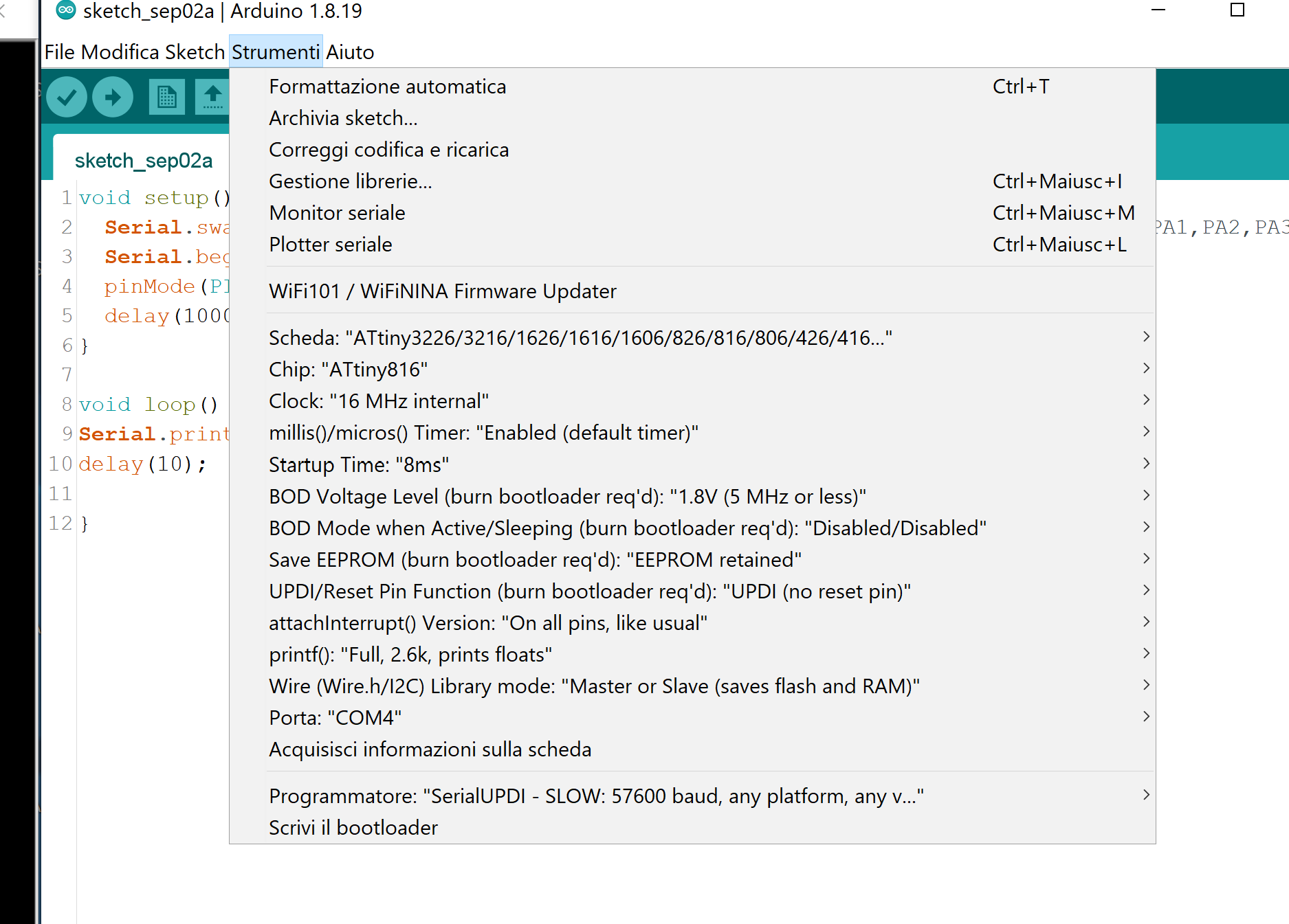 Serial communication issue with ATTINY816 · SpenceKonde megaTinyCore · Discussion #789 · GitHub