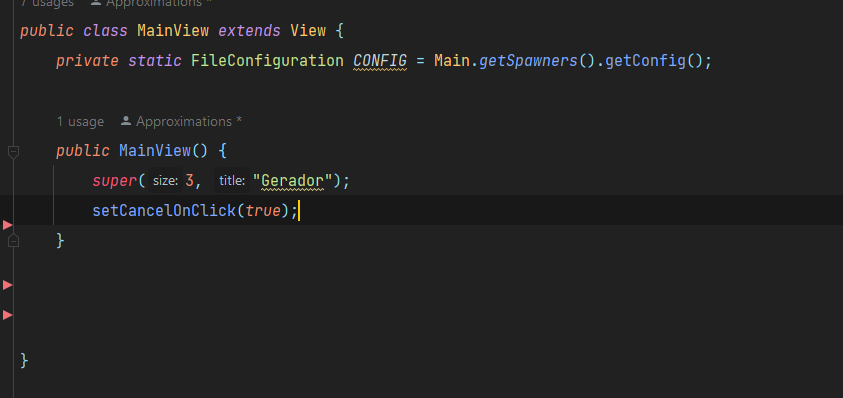 NoSuchMethodError: me.saiintbrisson.minecraft.ViewFrame.open(Ljava/lang/Class;Lorg/bukkit/entity ...