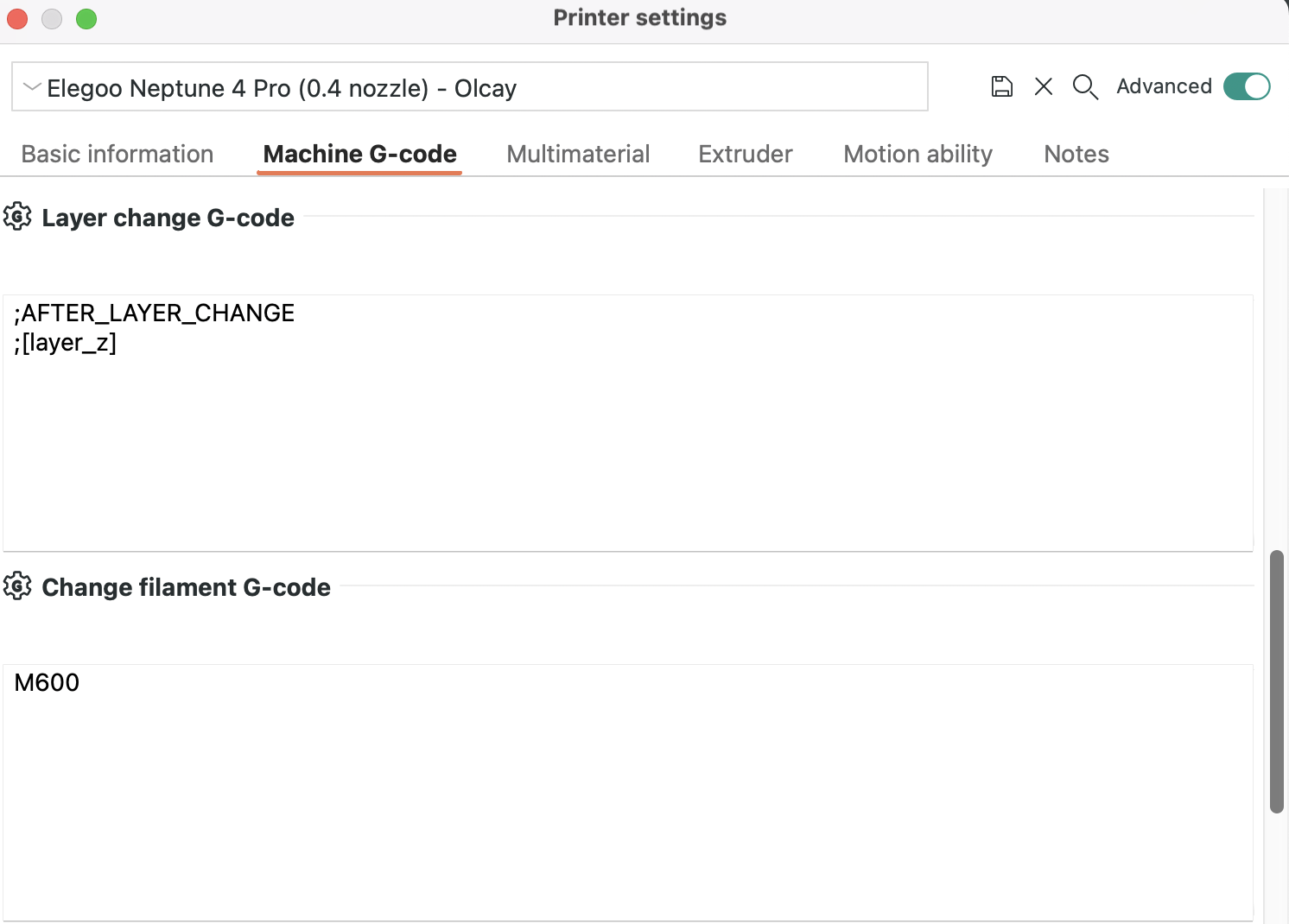 Incorrectly shows a filament change when only using a filament besides the 1st filament and ...