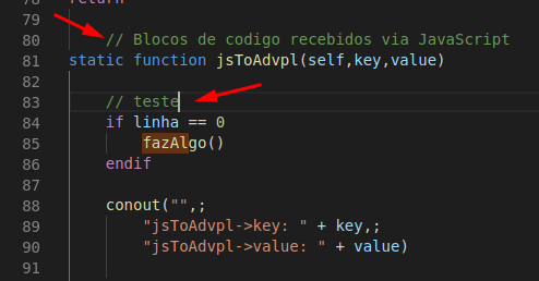 Indentação de Comentários · Issue #220 · totvs/tds-vscode · GitHub