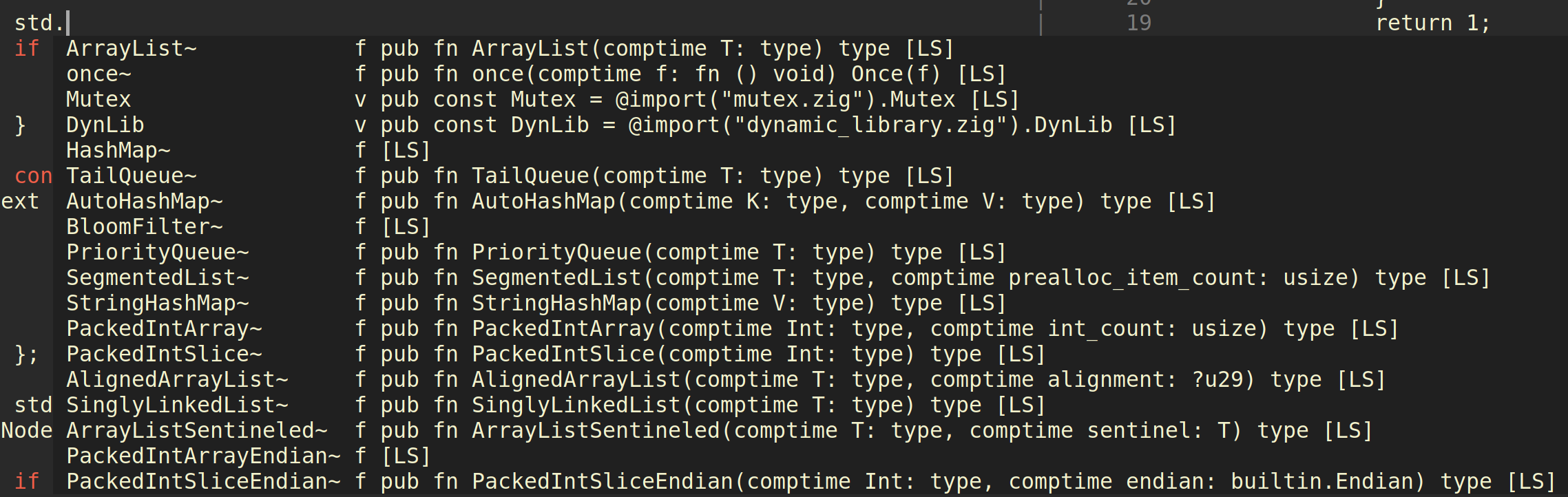 Functions defined directly as a field access of an import currently complete as variables ...