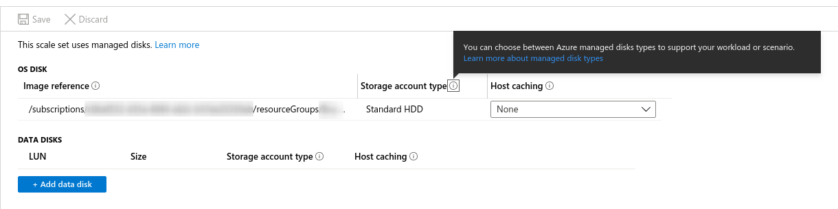 AKS Engine - VMSS not using Premium disks · Issue #2215 · Azure/aks-engine · GitHub