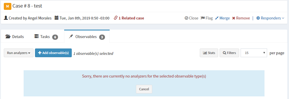 Error with the Observable on thehive · Issue #847 · TheHive-Project/TheHive · GitHub