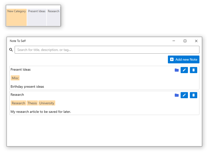 GitHub - chris914/selfnote-manager: Simple WPF based application to ...