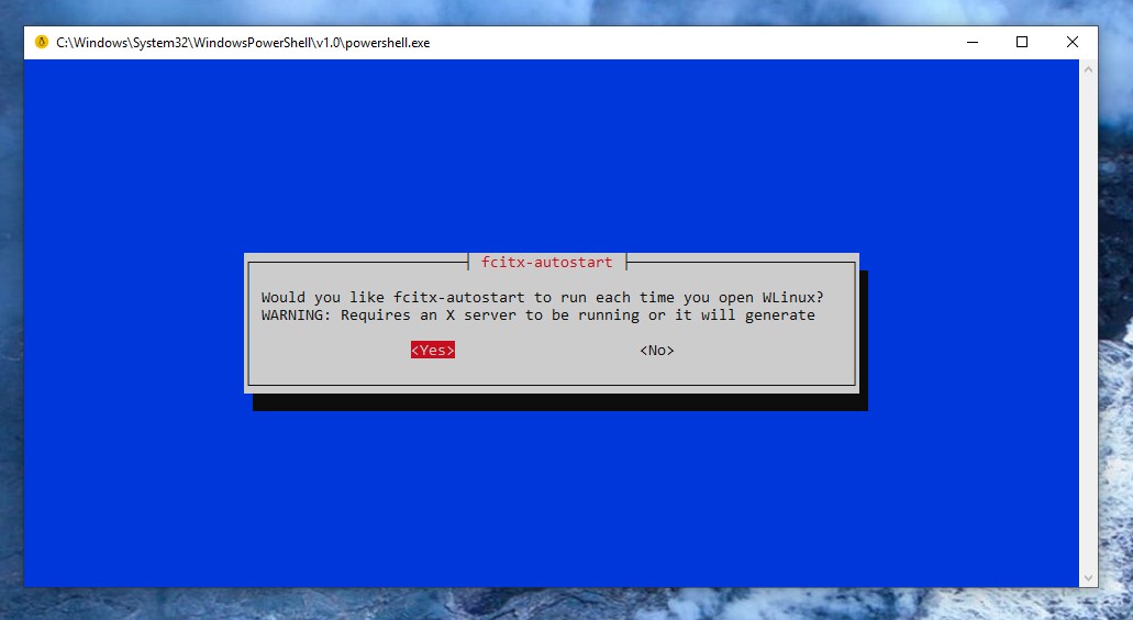 Fix length on fcitx-autostart dialog · Issue #61 · WhitewaterFoundry/pengwin-setup · GitHub