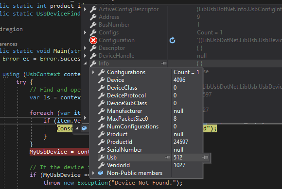 context.Find(MyUsbFinder) doesn't find device, though context.List() does · Issue #131 ...