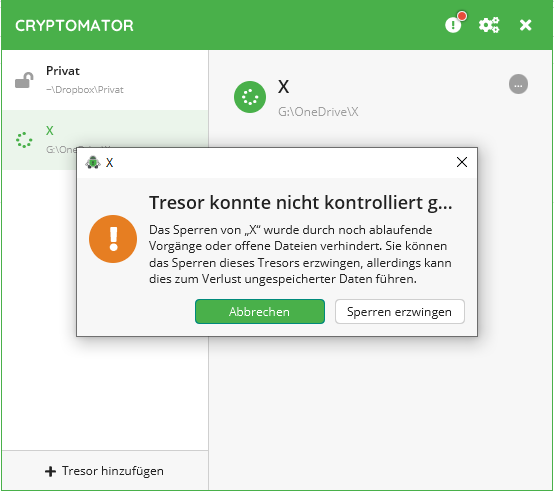 Volume gets dismounted randomly without cryptomator noticing · Issue #1449 · cryptomator ...