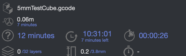 Add filament change indicator to "Extruded Filament" widget · Issue ...