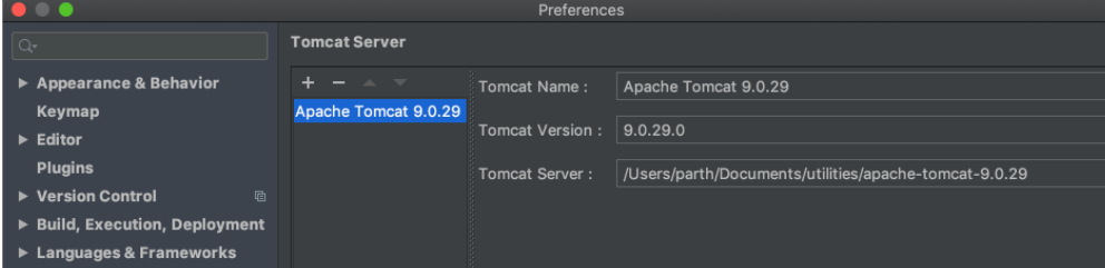 Cant Input Tomcat Name And Version In Settings With Idea Community