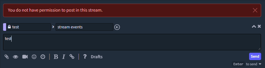 Show banners triggered by message editing in message edit UI · Issue #25230 · zulip/zulip · GitHub