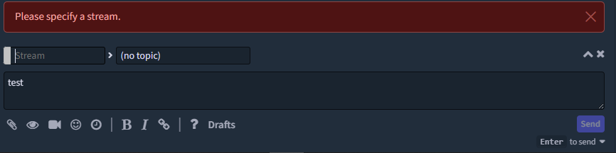 Show banners triggered by message editing in message edit UI · Issue #25230 · zulip/zulip · GitHub