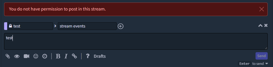 Show banners triggered by message editing in message edit UI · Issue #25230 · zulip/zulip · GitHub
