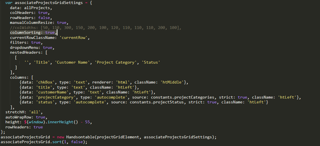 Sort Function Error After Upgrading To Latest Version · Issue 6020 · Handsontable