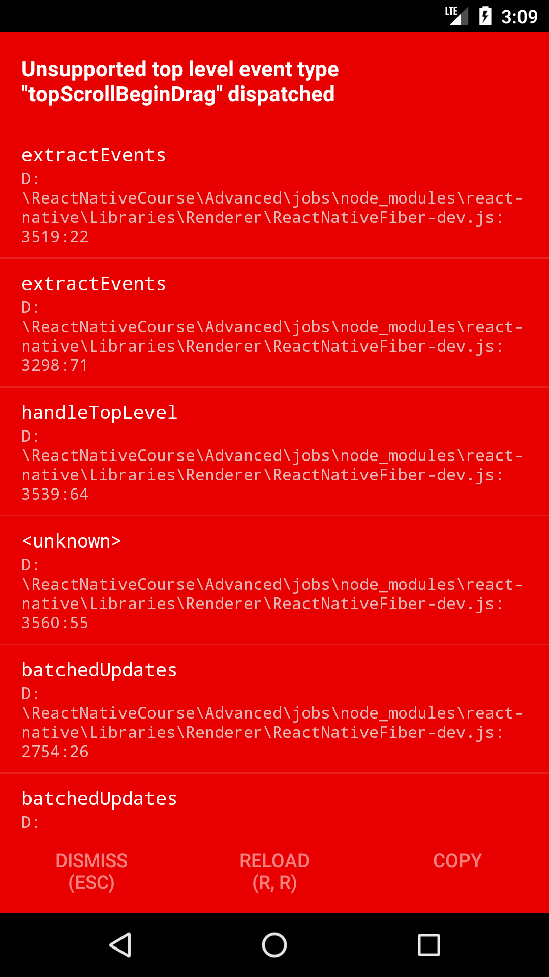 When dragged in TabBar application is crashing. · Issue #16944 ...