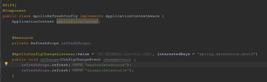 动态配置数据源的疑问 · Issue #3701 · apolloconfig/apollo · GitHub