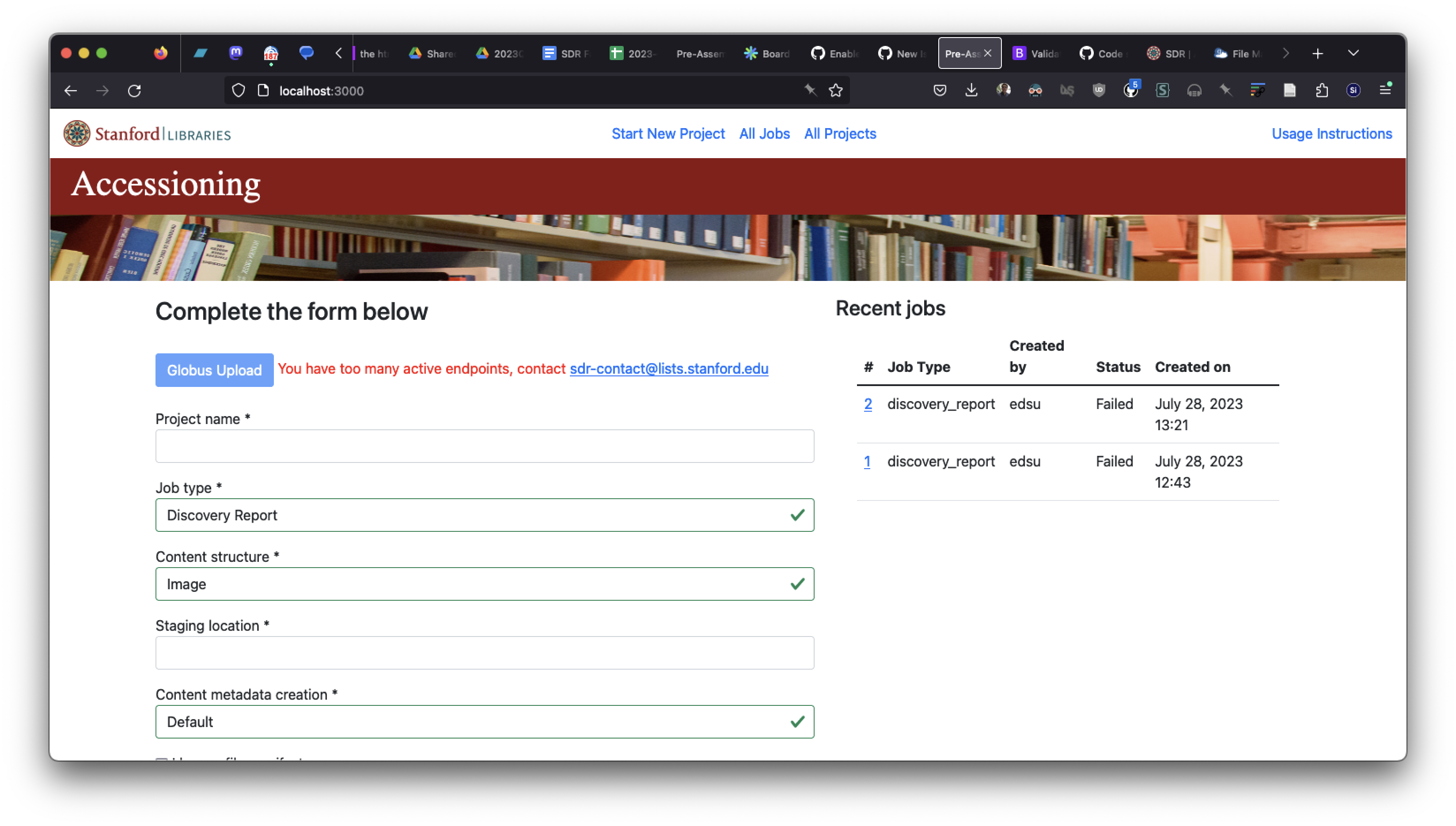 Upload via Globus button · Issue #1188 · sul-dlss/pre-assembly · GitHub