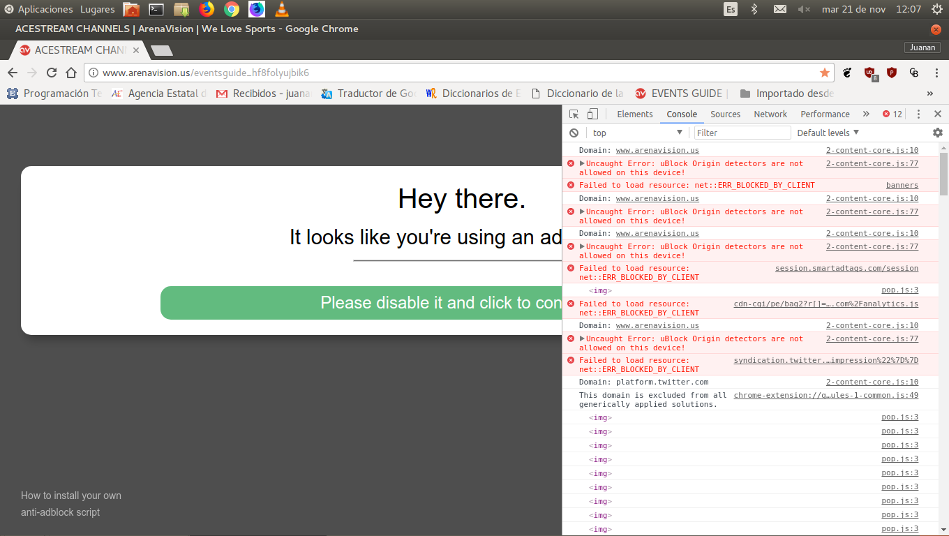 arenavision.us · Issue #714 · jspenguin2017/uBlockProtector · GitHub