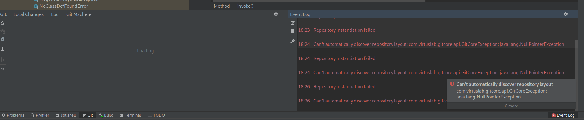 NPE in deriveMergeBase · Issue #670 · VirtusLab/git-machete-intellij-plugin · GitHub