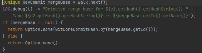 NPE in deriveMergeBase · Issue #670 · VirtusLab/git-machete-intellij-plugin · GitHub