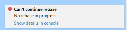 Pass `--keep-empty` option to `git rebase` to avoid confusing failures when an empty commit is ...