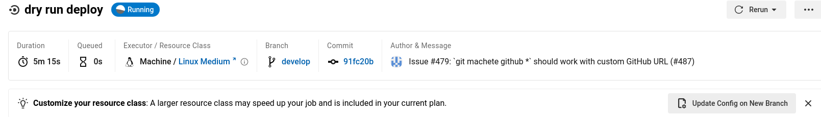 Increase CircleCI resource class to `large` · Issue #529 · VirtusLab/git-machete · GitHub