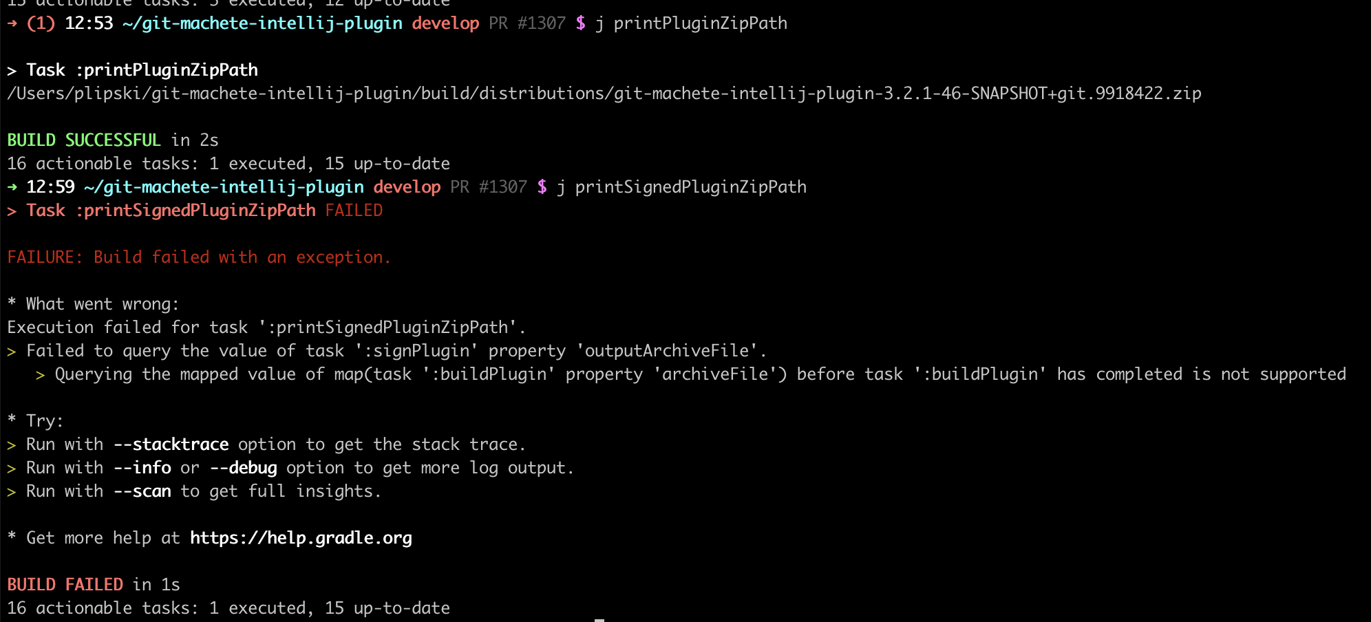 On `master` build: `Execution failed for task ':printSignedPluginZipPath'` · Issue #1356 ...