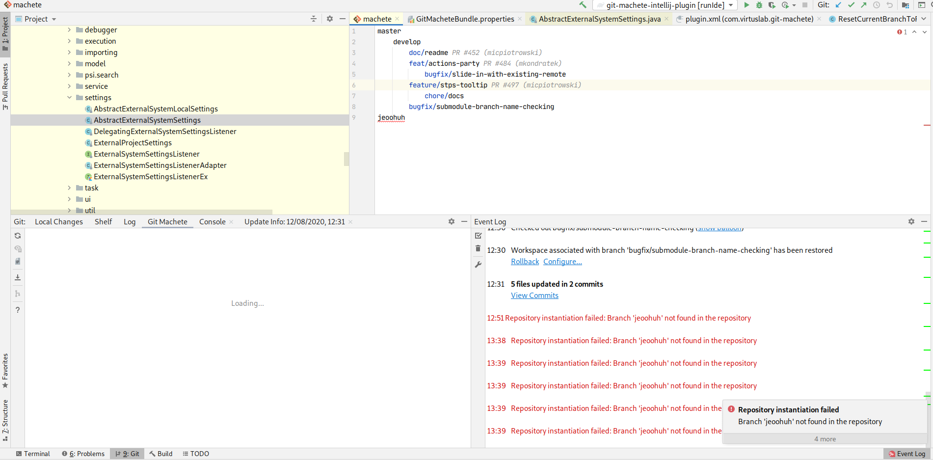 `Repository instantiation failed` message sometimes shows up and sometimes doesn't · Issue #505 ...