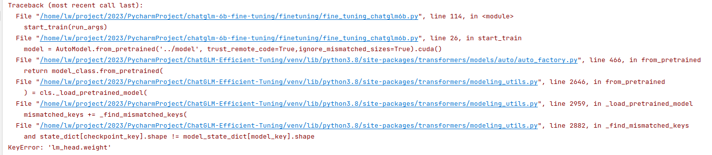 请问在多卡运行文件fine_tuning_chatglm6b.py时报错是什么原因呢？ · Issue #22 · hiyouga/ChatGLM-Efficient-Tuning · GitHub
