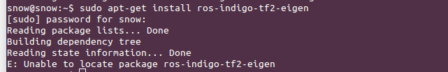 I can not install ros-indigo-tf2-eigen even though I have wasted a lot of time in it! · Issue ...
