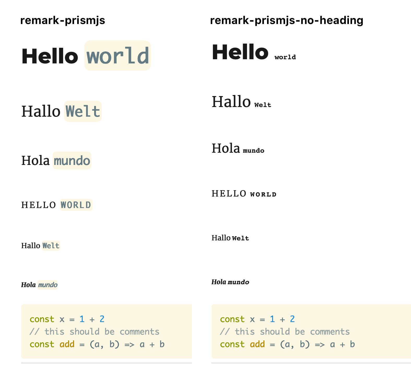 [gatsby-transformer-remark] Section titles with code in ``s creates ...