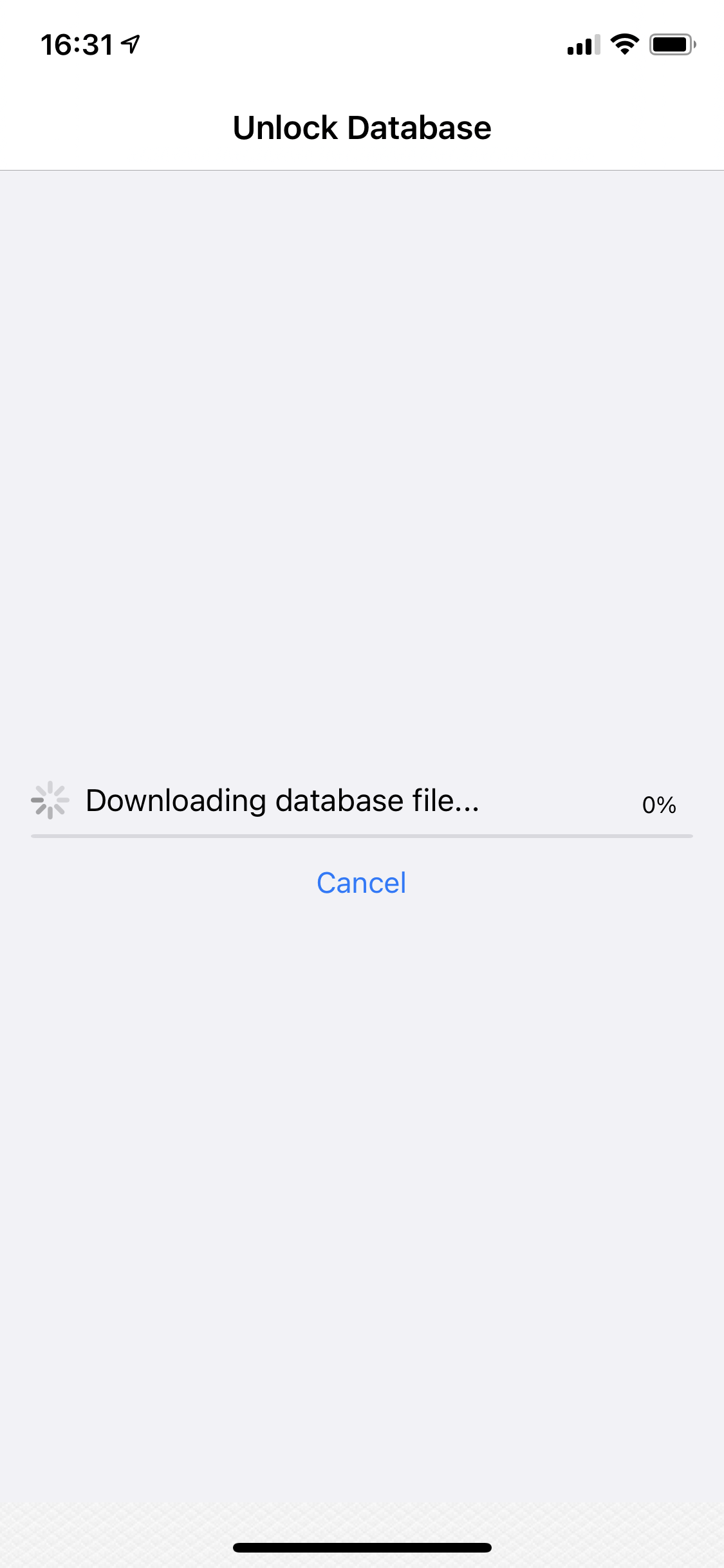 App gets stuck on "Downloading database file" · Issue #135 · keepassium/KeePassium · GitHub