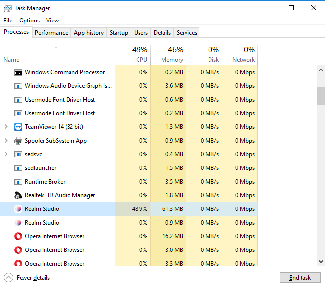 Realm studio take a lot of resources · Issue #1144 · realm/realm-studio ...