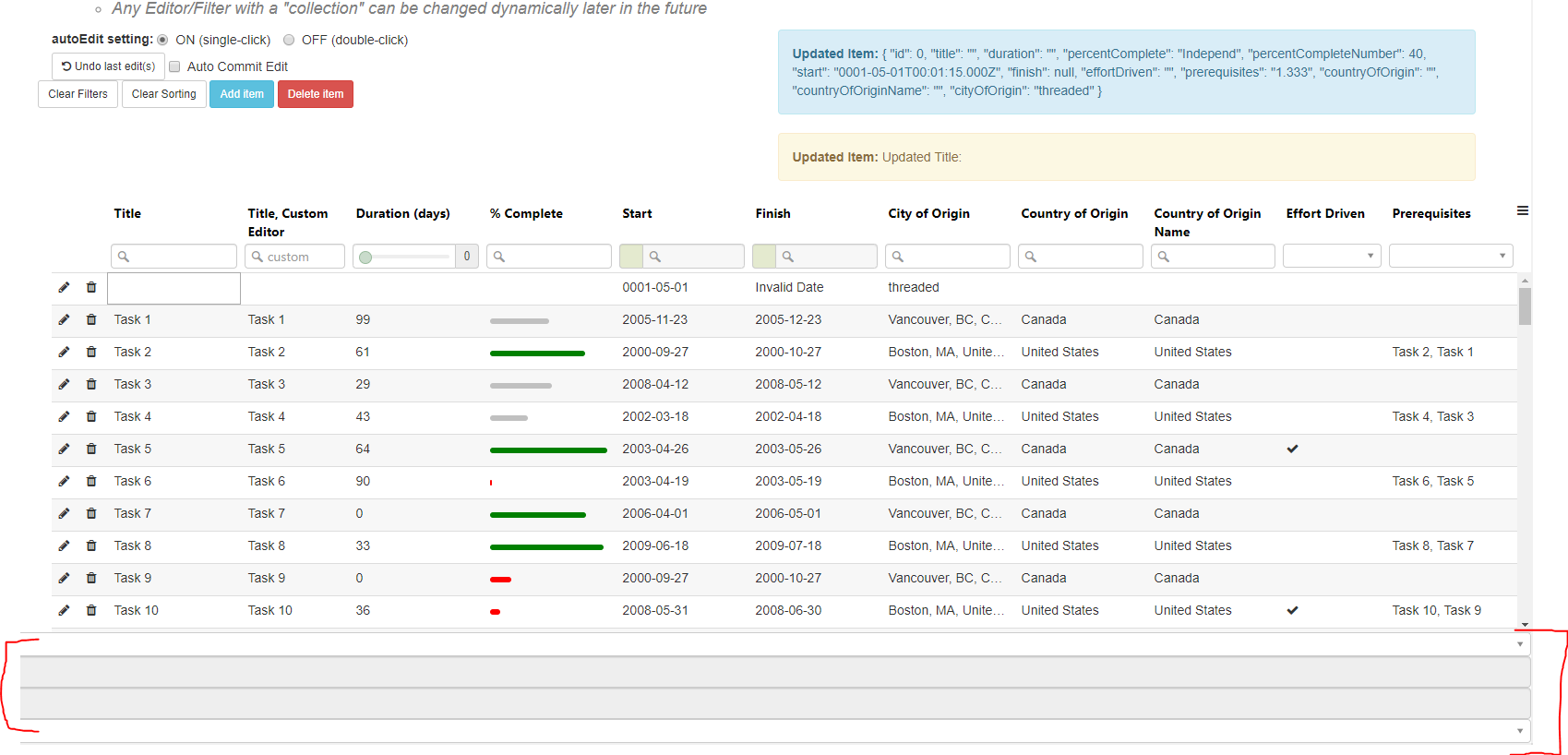 Copy Paste From Excel Creates Additional Fields · Issue 164 · Ghiscodingangular Slickgrid · Github