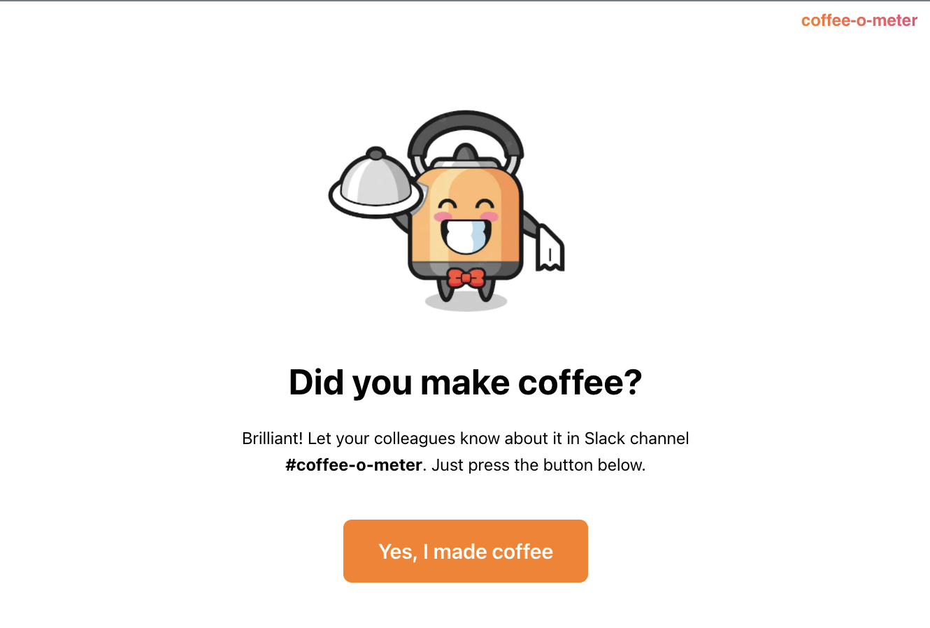 GitHub - nurvel/coffee-o-meter: Let our colleges know you made coffee