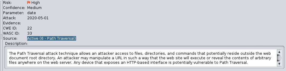 PathTraversal False positive · Issue #6030 · zaproxy/zaproxy · GitHub