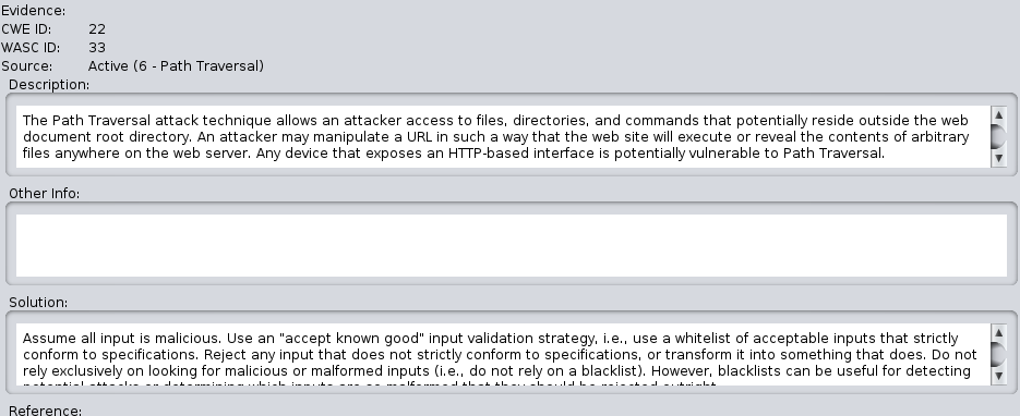 PathTraversal False positive · Issue #6030 · zaproxy/zaproxy · GitHub