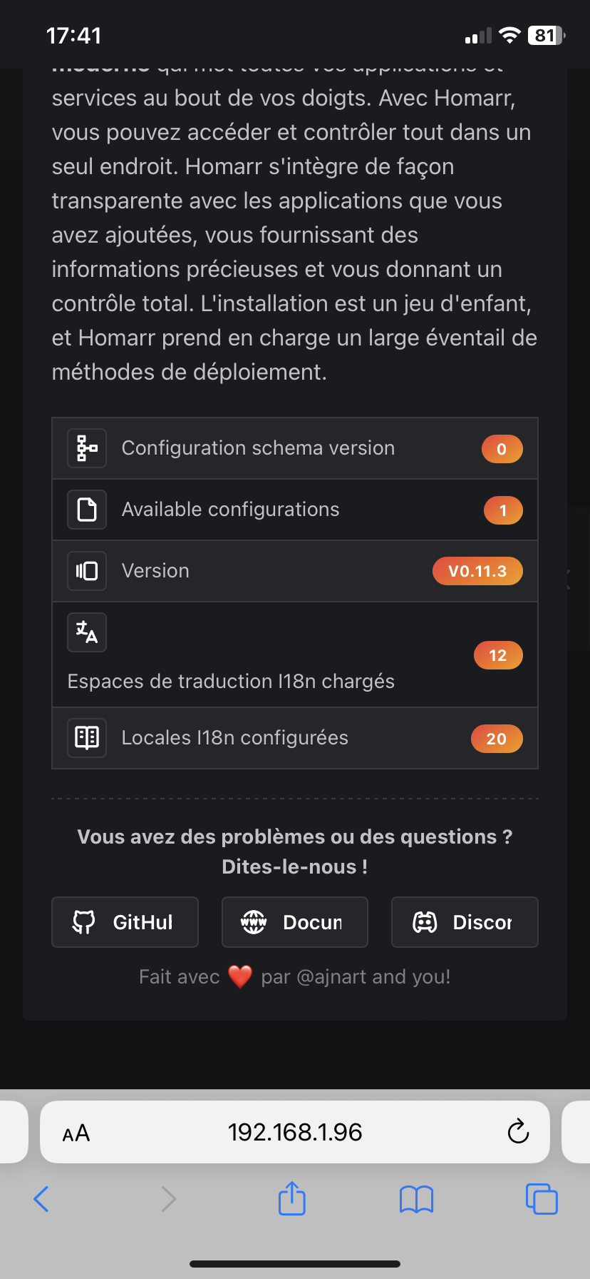 UI ISSUES · Issue #674 · ajnart/homarr · GitHub
