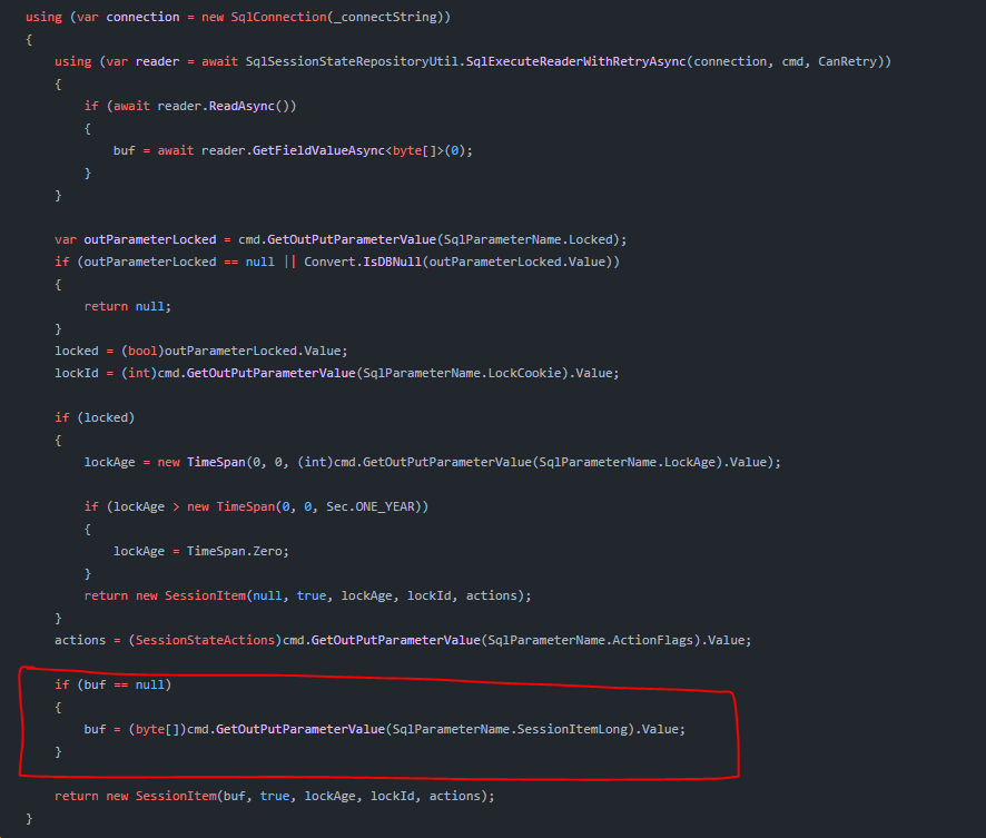 Sessionitemlong Output Parameter Missing From Getsessionstateitemasync · Issue 53 · Aspnet