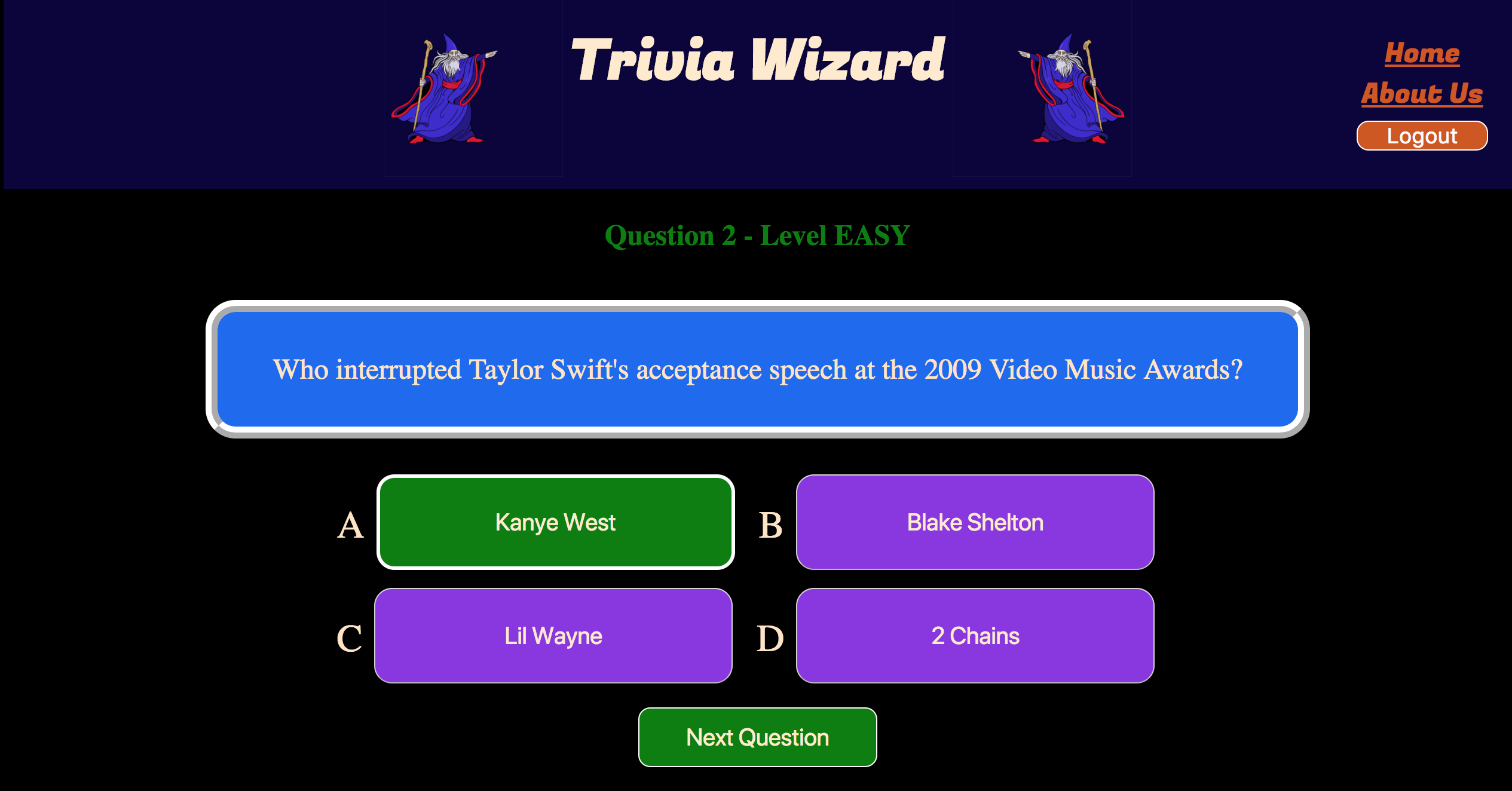 GitHub - trivia-game/trivia-wizard: 201 final project