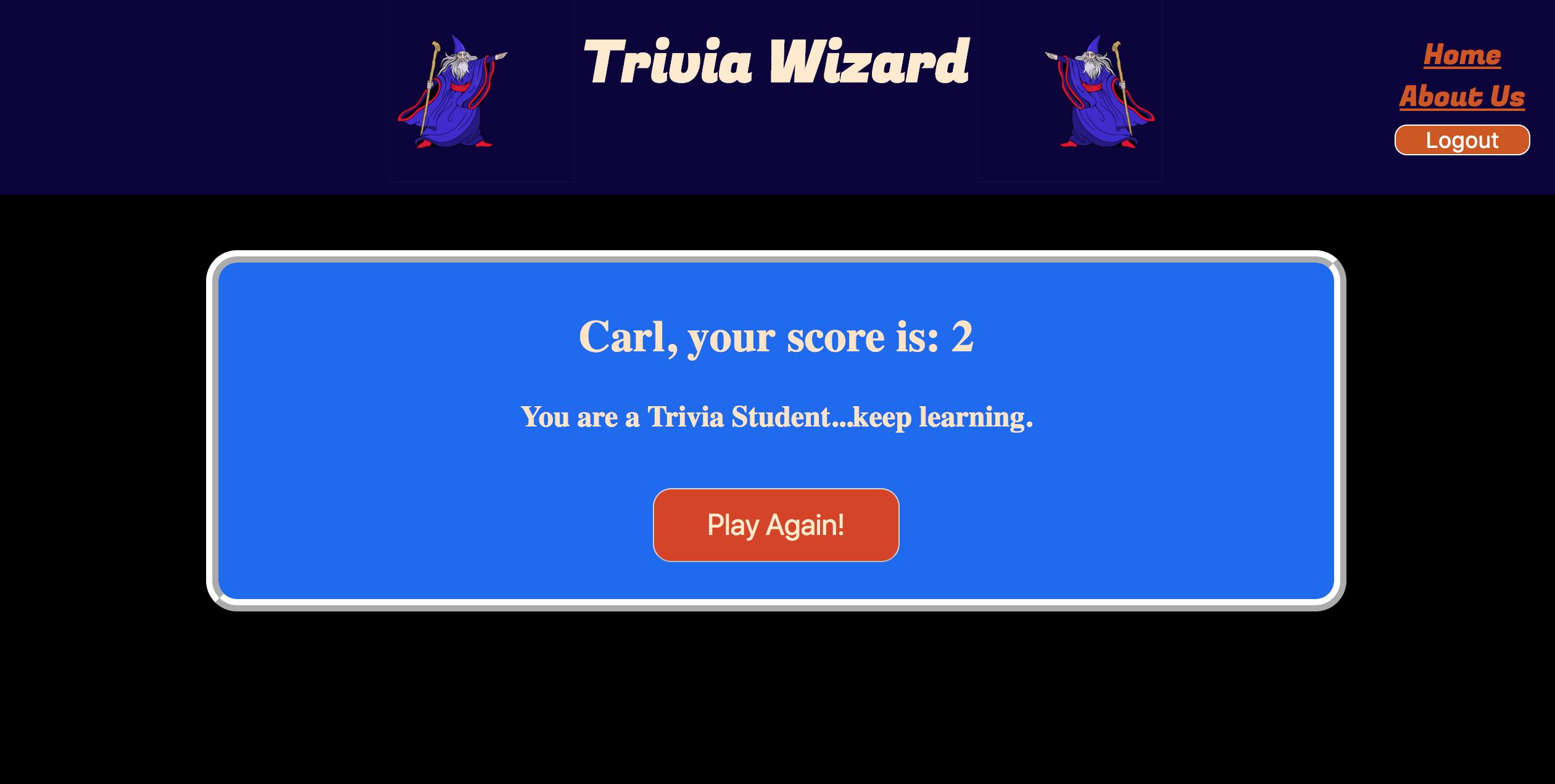 GitHub - trivia-game/trivia-wizard: 201 final project
